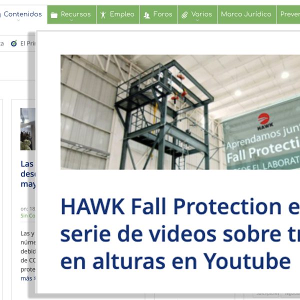 Blog de seguridad en el trabajo | HAWK Fall Protection